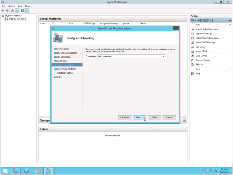 How do I run Bright under MS Windows Server Hyper-V (Windows Server 2012R2)? | Bright Cluster ...
